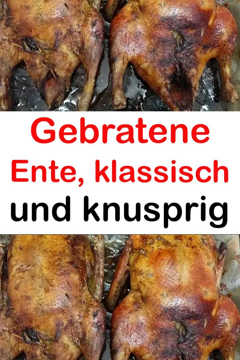 Gebratene Ente, klassisch und knusprig - 99 rezepte